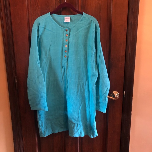 Westbound | Swim | Cotton Gauze Beach Coverup Or Tunic Top In Lovely ...